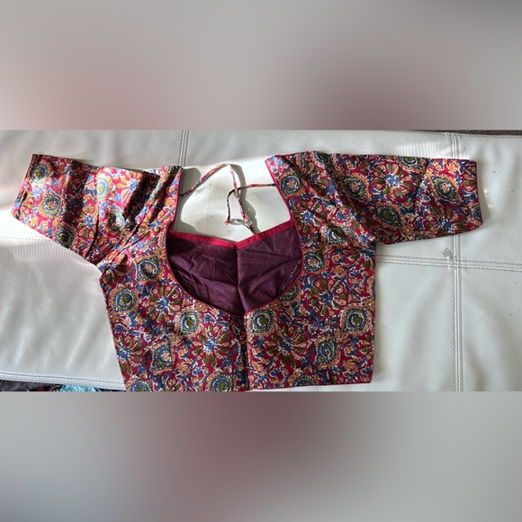 Saree Blouses | Kalamkari Cotton Blouse 32 Bust Size | Poshmark